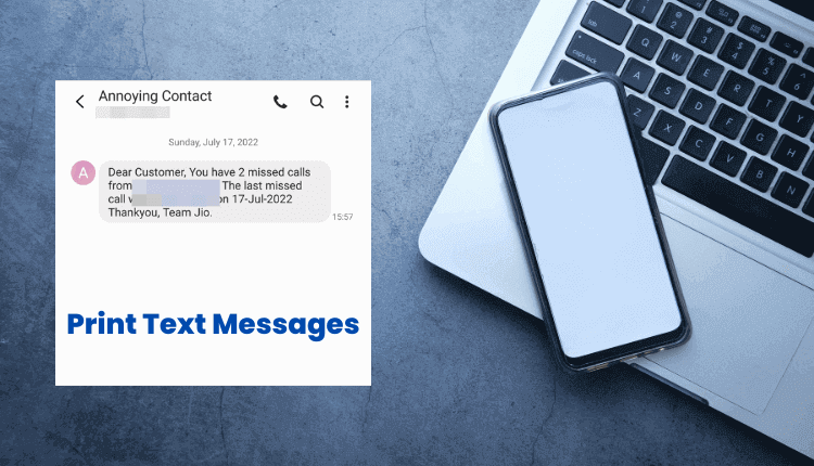  2023 How To Print Text Messages From Android For Court Free 